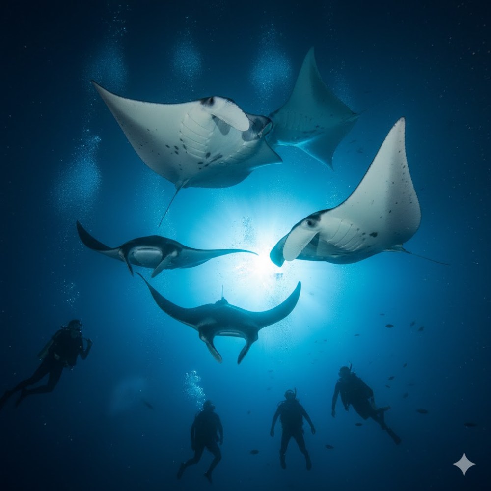 Swimming With Manta Rays On Big Island | Sea Quest Hawaii